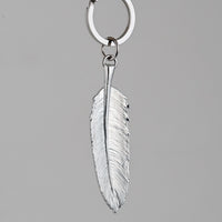 Feather Pewter Key Ring - Lancaster and Gibbings