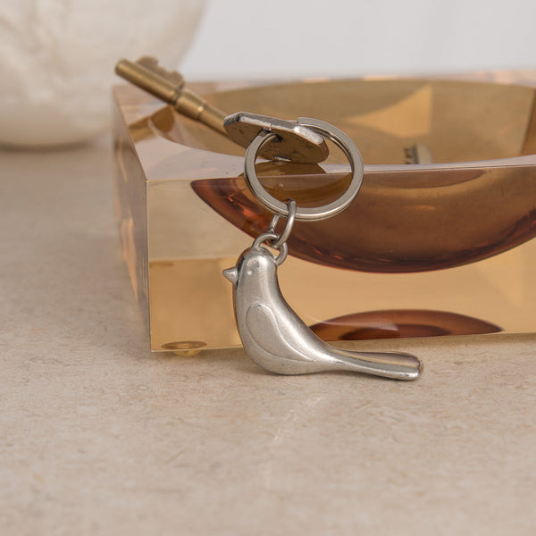 Bird Pewter Key Ring - Lancaster and Gibbings
