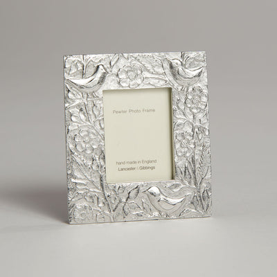 Birds Pewter Mini Photo Frame - Lancaster and Gibbings