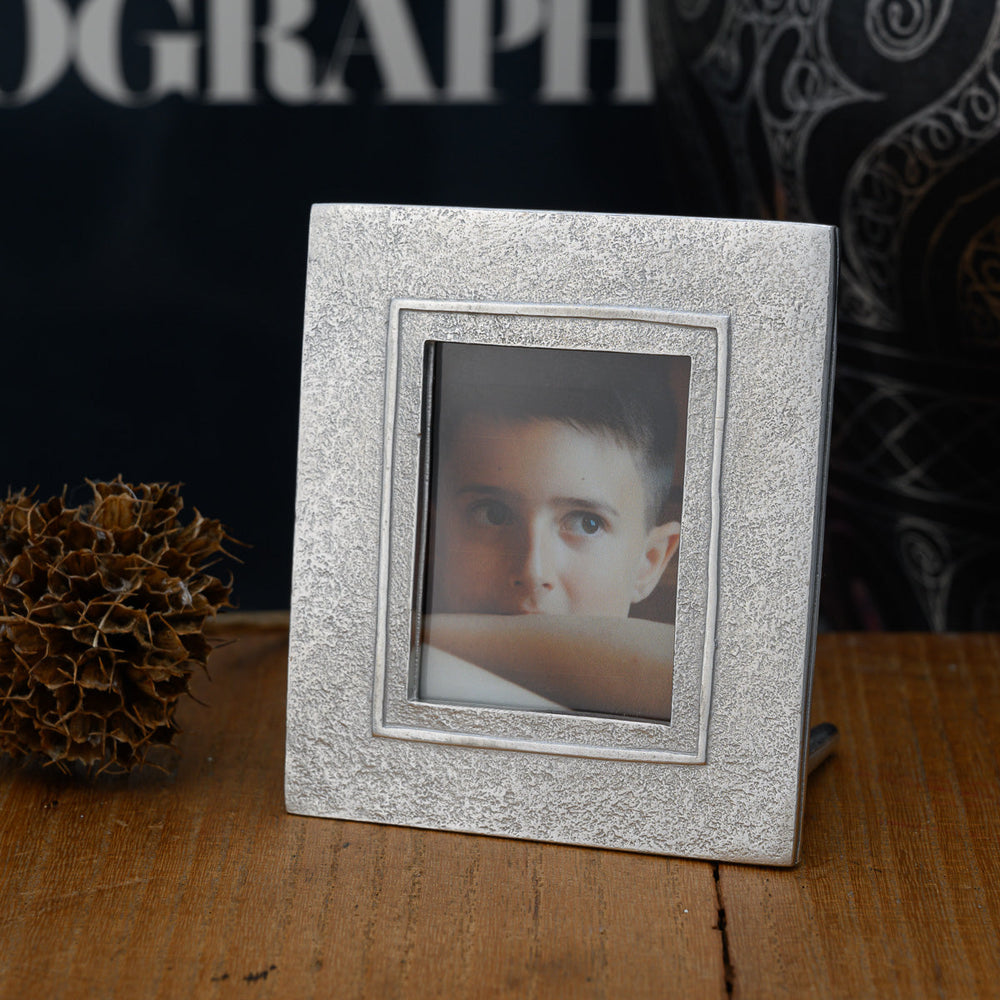 Raised Line Pewter Mini Frame - Lancaster and Gibbings
