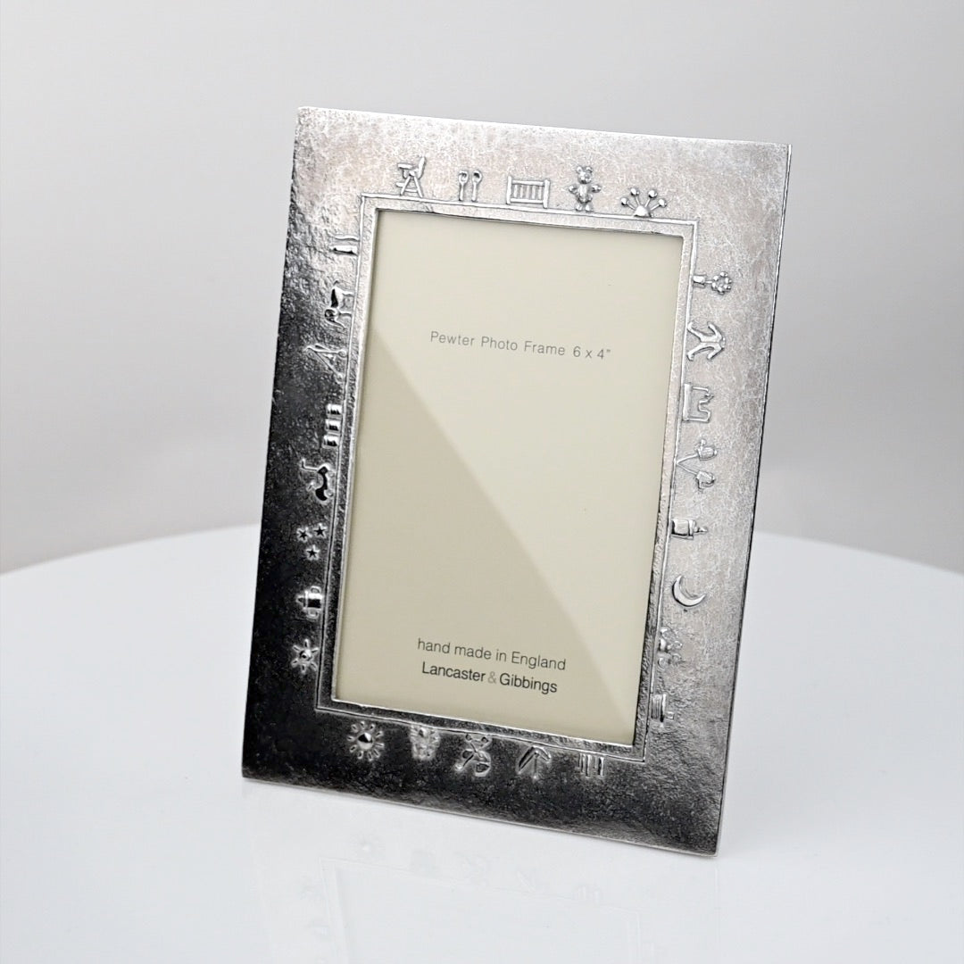 Baby Charms Pewter Photo Frame - Lancaster and Gibbings