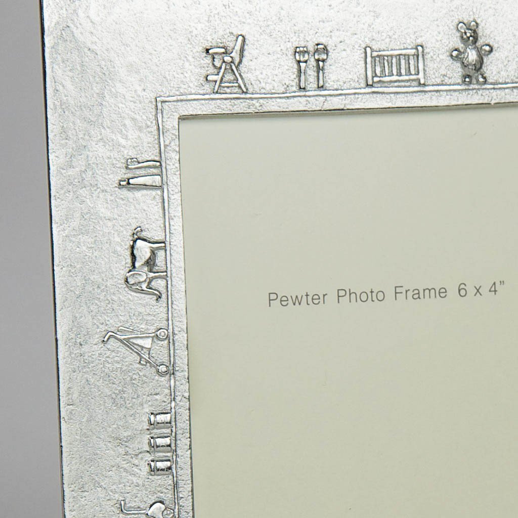 Baby Charms Pewter Photo Frame - Lancaster and Gibbings