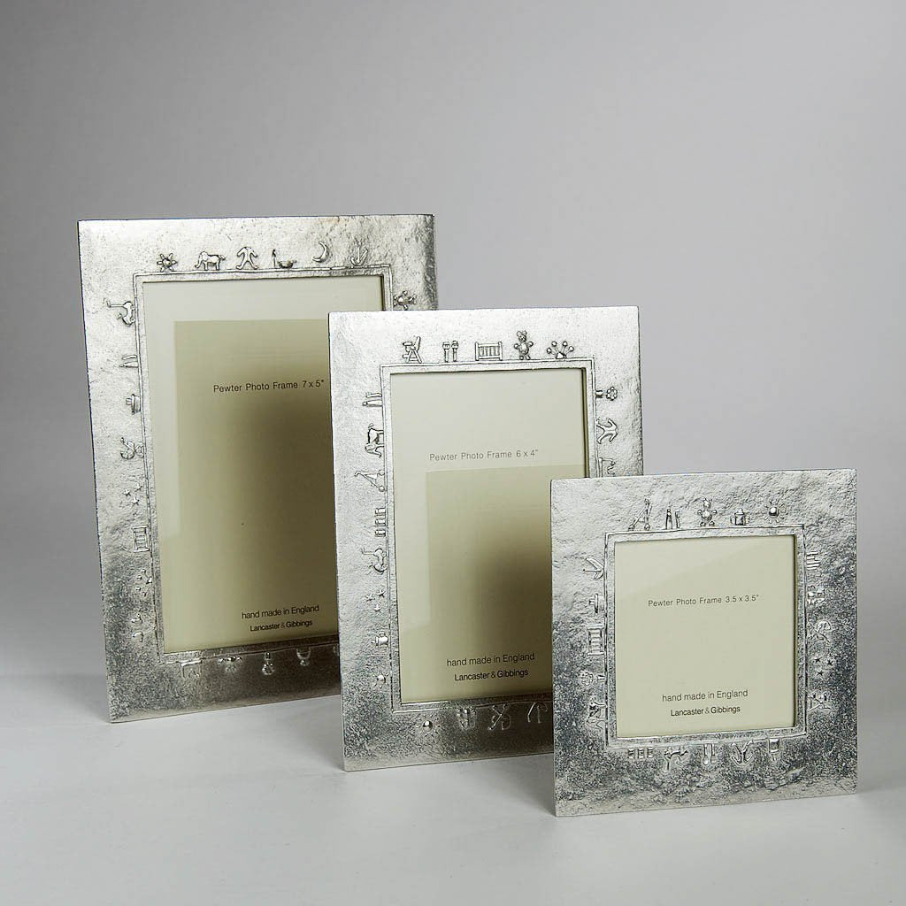 Baby Charms Pewter Photo Frame - Lancaster and Gibbings